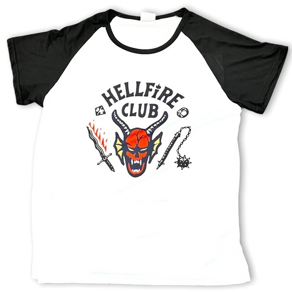 Shirts & Tops | Hellfire Club Stranger Things Kids Xl Tshirt New | Poshmark